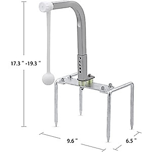 PGM Golf Swing Trainer - 2.0 Golf Training Equipment with 5 Adjustable Height - Pure Path Golf Swing Practice Mat Training Aid - Golf Swing and Hitting Trainer for Indoor Outdoor Home