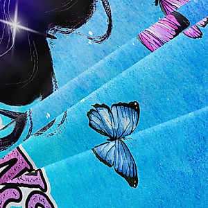 Lindesa Black Girl Magic Comforter Set, Twin Bed Comforter Sets for Girls,African American Black Girl Bedding Set Bedroom Decor Afro Melanin Bedspreads Quilt Black Girl Bed Set