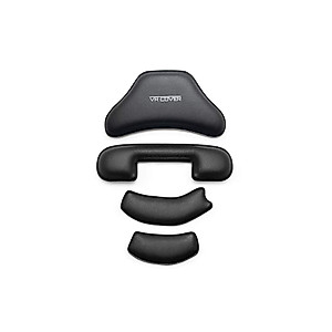 VR Cover Head Strap Foam Replacement Set for HTC Vive Pro, HTC Vive Pro 2 and HTC Vive Pro Eye Black