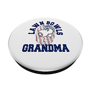 American Flag Fingerprint Patriotic Lawn Bowls Grandma PopSockets Swappable PopGrip