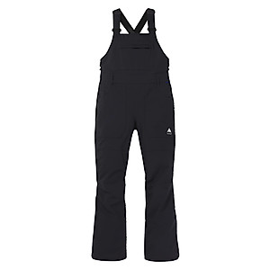 Burton Women's Avalon 2L Stretch Bib Pants (Short), True Black, M