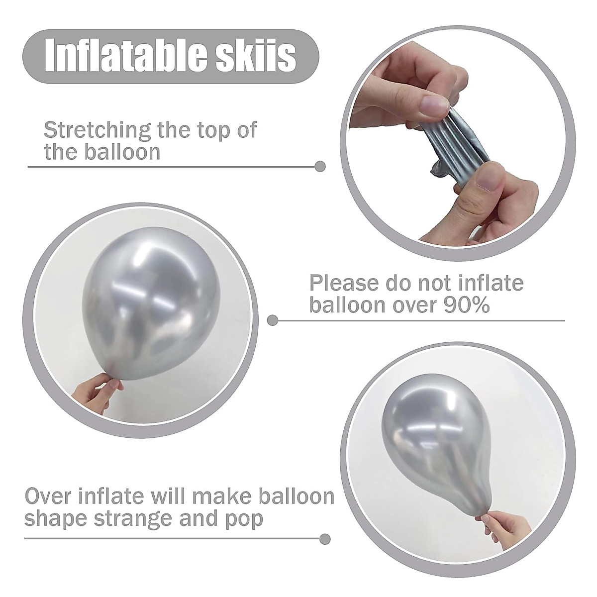 Chrome Gold Silver Balloon Garland Kit-Metallic Gold Silver Balloons and 4D Disco Silver Foil Mylar Balloons Arch for Birthday Baby Shower Graduation Bachelorette Wedding New Year Party Decoration