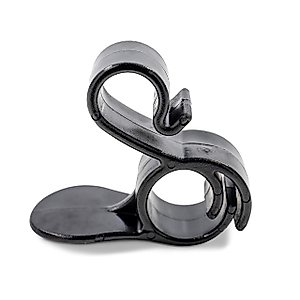 Camco RV Awning Valance Clips - Easily Hang Rope or Party Lights from Your RV's Awning Valance or Pop-Up Shelter - includes a Pack of (10) Clips (42709)