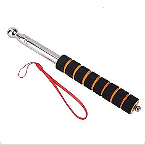 mumisuto Home Inspection Hammer, Telescopic Shockproof Empty Drum Hammer Portable Tile Hollow Inspection Tool with Sponge Handle For House Decoration Inspection, 130CM