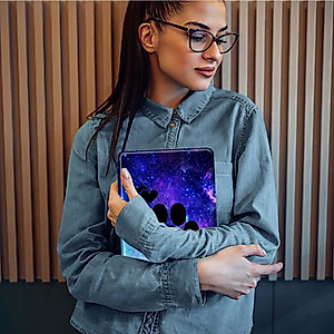 for Samsung Galaxy Tab A8 10.5 inch 2022 Model (SM-X200/X205/X207),360 Degree Rotating Folding Stand Protective Cover with Auto Sleep/Wake for Samsung Tablet,Animals Dog Paws Galaxy