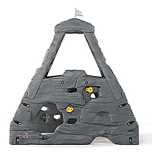 Step2 Skyward Summit Climber – Authentic Kids Playset Rock Climbing Wall with Four Unique Climbing Walls, Two Cargo Nets, Floor Net, and Flag – Rock Climbing Jungle Gym for Backyard