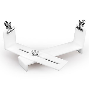 PEUTIER Bracelet Jig, Adjustable Paracord Bracelets Kit U Shape Bracelet Maker Holder Wristband Maker with 2 Clips for Paracord Weaving DIY Craft Hand Bracelet Braiding Tools, Fall Resistant