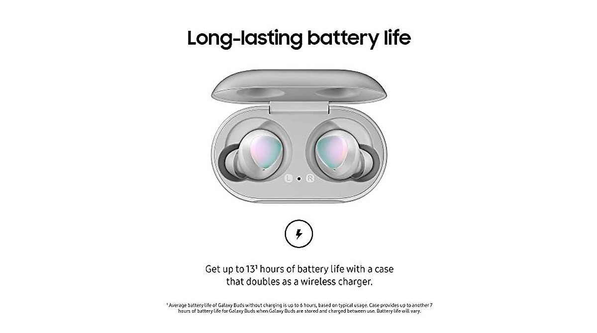 Samsung Galaxy Buds Silver - True Wireless Earbuds with Premium Sound