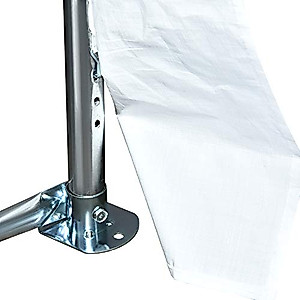 Outsunny 20' x 40' Heavy Duty Party Tent & Carport with Removable Sidewalls and Double Doors, Large Canopy Tent, Sun Shade Shelter, for Parties, Wedding, Outdoor Events, BBQ, White