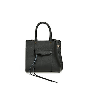 Rebecca Minkoff MAB Tote Mini Cross Body Bag,Black,One Size