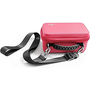 Game Shell 250+ | Portable Case for Board Games and Card Games | Holds Up to 250 Double-Sleeved Cards | Accessories Compartment Holds Tokens and Dice | Pink Color | Made by Gamegenic