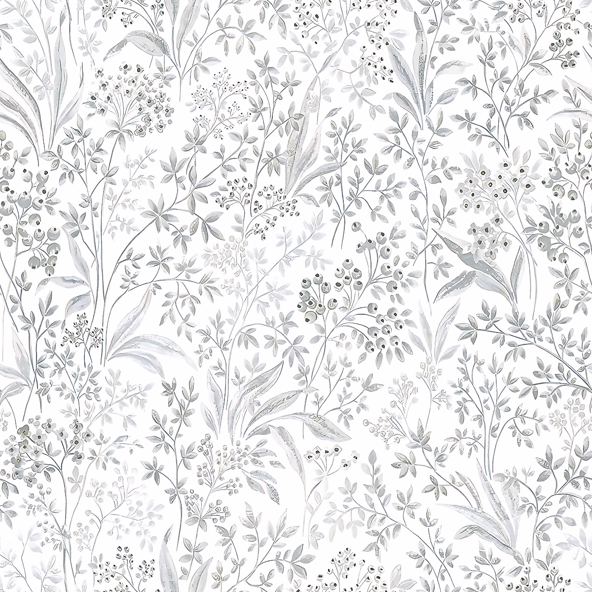 Heroad Peel and Stick Wallpaper Contact Paper Floral Wall Paper Removable Wallpaper Self Adhesive Stick on Wallpaper Boho Leaf Contact Paper for Cabinet Drawer Liner Waterproof Vinyl Roll 15.5''x118''