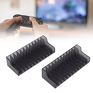 Shanrya Game Card Storage Rack, Game Card Storage Bracket，Game Card Storage Rack ABS Multi Functional Game Disk Display Box Bracket for Switch Game Disc Bracket for Switch Lite