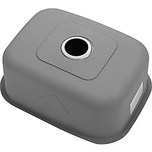 Ruvati RVM4132 Undermount 16 Gauge 24" Kitchen Single Bowl Sink, Stainless Steel