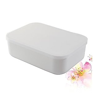 Amosfun 1pc Box Storage Box Storage Box Storage Box Storage Bins Storage Case Storage Organizer Transparent Lid Desktop