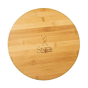 Chip and Dip Serving Bowl – Wooden Appetizer Platter Set with Dip Cup for Salsa, Guacamole, Nacho, Vegetables, Taco Chip, Snacks and More – 12 Inch Diameter