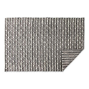 DII Slub Rug Collection Recycled Cotton Loop, 2x3', Mineral Gray