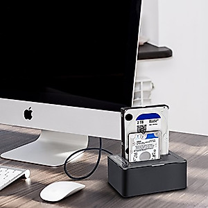 Besgoods USB 3.0 Cable A-Male to B-Male [1.5ft/50cm] Short Cable Braided Cord- 2Pack, Black