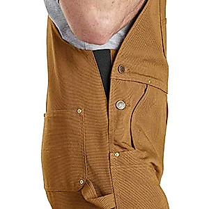 Carhartt Men'sRelaxed Fit Duck Bib Overall Carhartt Brown,L30-W40