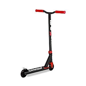 Riprail Assault Stunt Scooter Finished in Black/Red with Alloy Deck and ABEC-7 Bearings