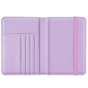 Passport Holder Cover,Traveling Passport Case Cute Passport Wallet for Women,Gradient Marble