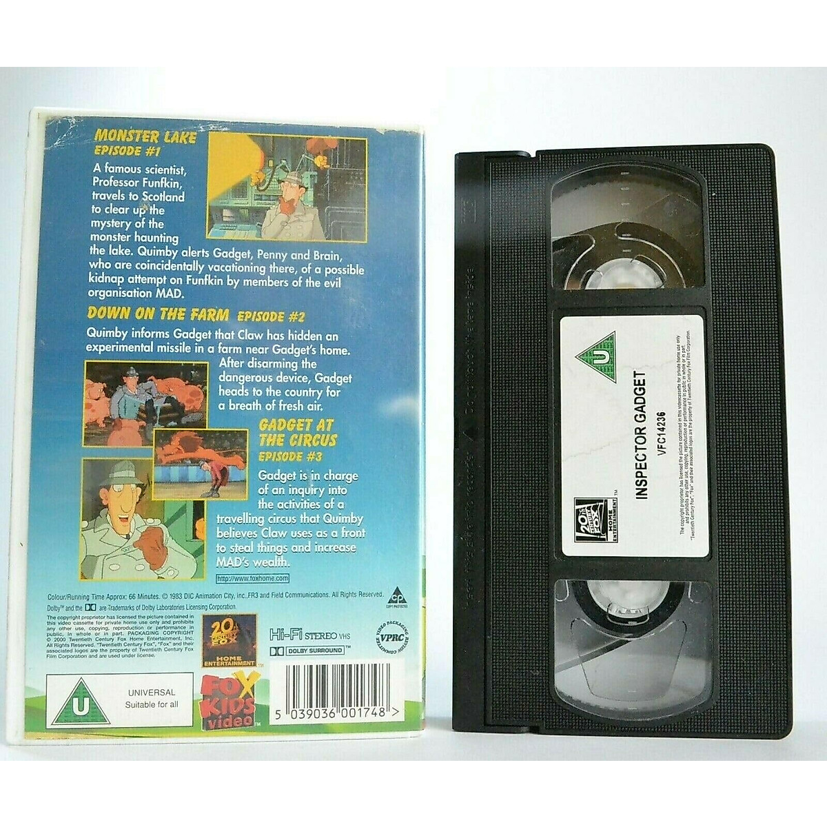 Inspector Gadget: Monster Lake And Other Stories [VHS]