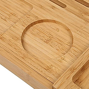 YEBDD Adjustable Bathtub Tray Bathroom Organizer Expandable Sides Holder for Book Glass Towel