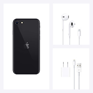 New Simple Mobile Prepaid - Apple iPhone SE (128GB) - Black [Locked to Carrier - Simple Mobile]