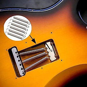 Electric Guitar Tremolo Bridge Springs for Noiseless Tremolo Springs Pack of 6