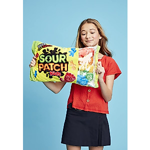 iscream Sour Patch Kids Package 18" x 12" Pillow Set with Mini SPK Candy Pillows