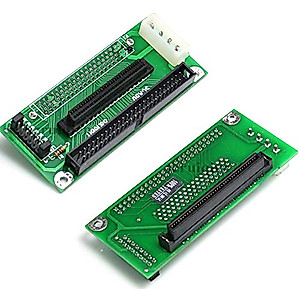 Micro SATA Cables SCA 80 PIN to 68 50 PIN SCSI Adapter: Versatile SCSI 68 Pin Female to IDC 50 Pin Female Adapter