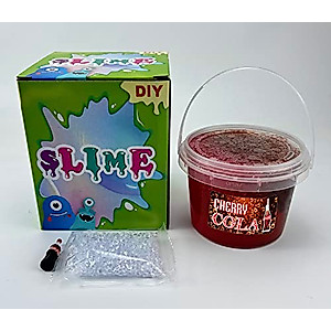 Newest Crunchy Fishbowl Bead Slime, Sugar Blitz for Girls Boys, Crunchy DIY Slime kit，Super Soft and Non-Sticky，Best for Girl and Boys Birthday Gifts， Party Favors, Christmas Stocking Stuffers.