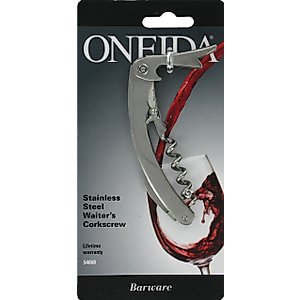 Oneida 5-Inch Waiter's Corkscrew, Polished Stainless Steel
