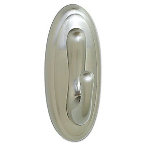 Command Decorative Hooks, Traditional, Large, 1 Hook & 2 Strips/Pack