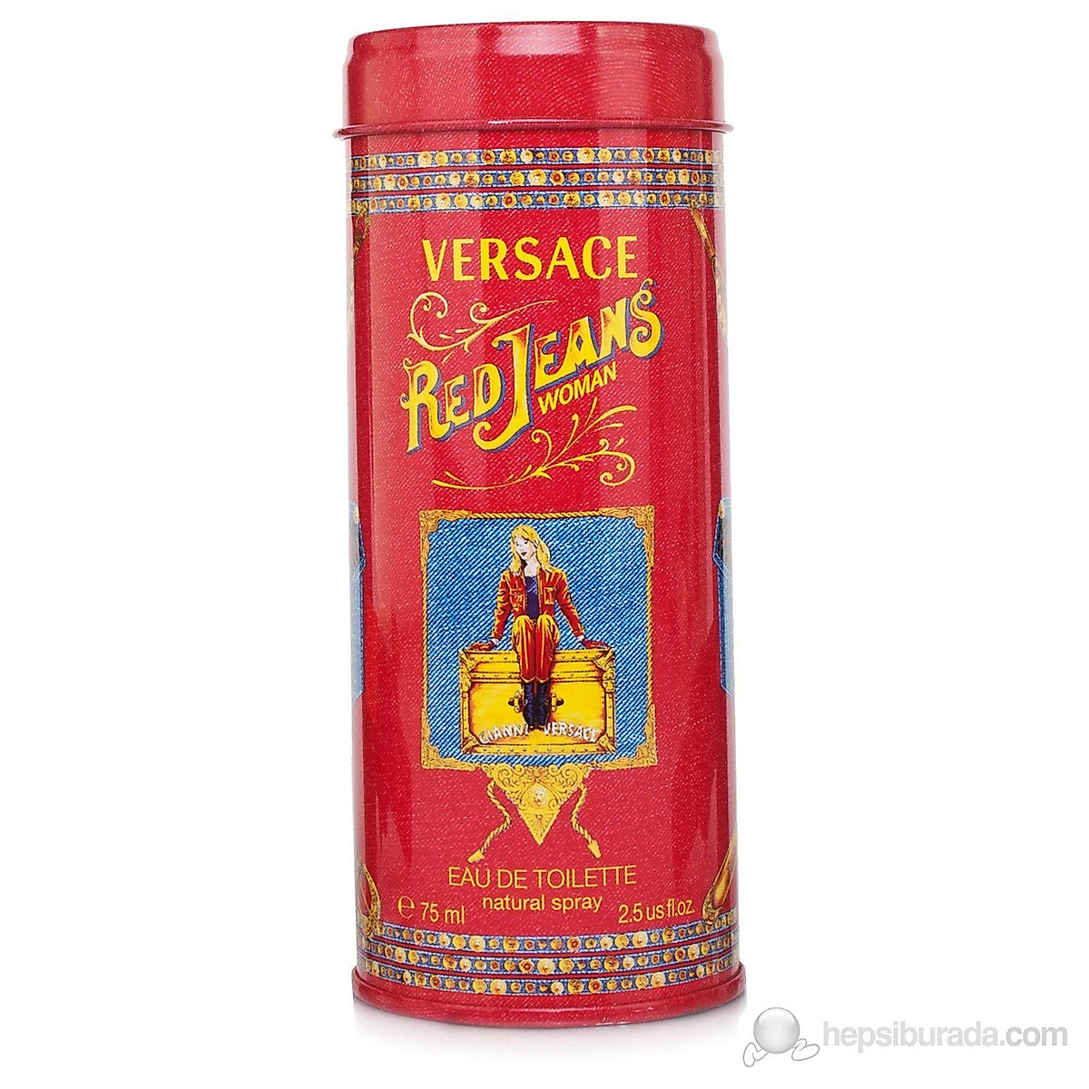 Red Jeans by Versace for Women 2.5 oz Eau de Toilette Spray
