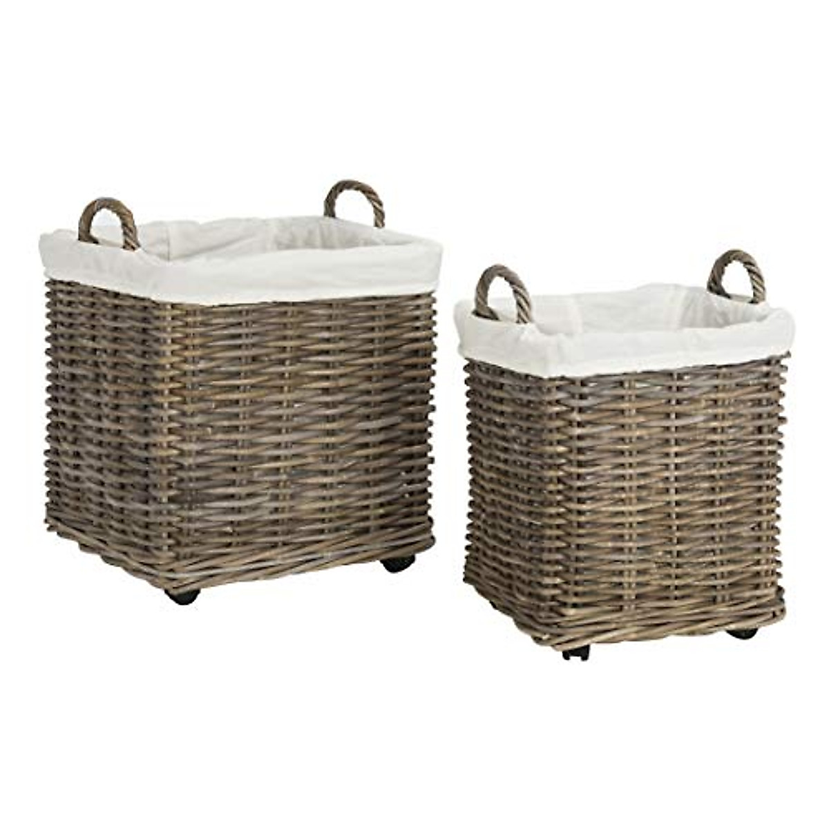 Safavieh Home Collection Amari Wheel Basket