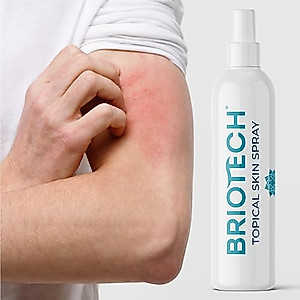 BRIOTECH Topical Skin Spray, Hypochlorous Acid Spray for Body & Face, Eyelid Cleanser, HOCl Facial Mist, Support Against Irritation, Calm Redness, Soothe Scalp, Packaging May Vary, 4 oz ea, 2 ct