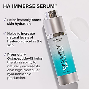 ALASTIN Skincare Hyaluronic Acid HA IMMERSE Moisturizing Face Serum (1 oz) | Restorative Serum Combats Dry, Dehydrated Skin | For Radiant, Glowing Skin