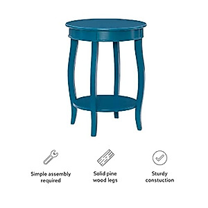 Powell Furniture Powell Teal Round Shelf Table
