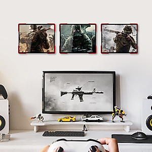 Bluesun 8x10 Picture Frame, Real Glass Frame, Red 8×10 picture frame,can be Vertical and Horizontal, Matted for wall and tabletop Decor (8x10, Red)