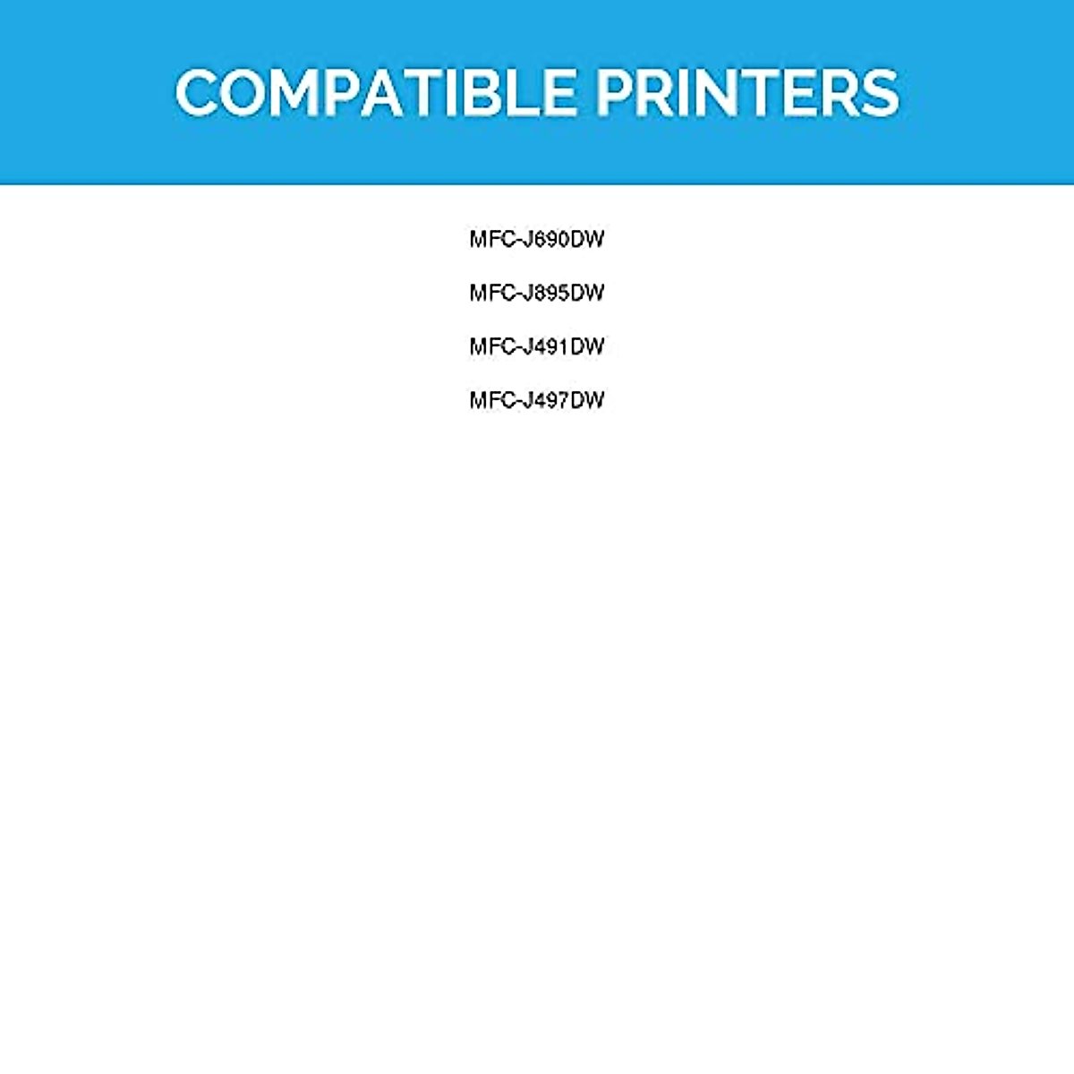 LD Products Compatible Ink Cartridge Replacement for Brother LC3013C High Yield (Cyan) for use in Brother MFC-J491DW, MFC-J497DW, MFC-J690DW, MFC-J895DW Printers
