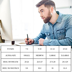 Magtoe Moccasin Slipper for Men Warm House Slippers Memory Foam Indoor Outdoor Home Slide Shoes Winter Fall(13-14,Coffee)