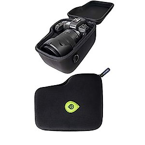 GoScope EOS GO CASE hard case compatible with CANON EOS models (EOS RP , EOS Ra , EOS R5, EOS R6, EOS R6 Mark II) - Fits Camera Body w/Lens Sizes 24mm-105mm WATER RESISTANT HARD CASE - FITS CAMERA & LENS