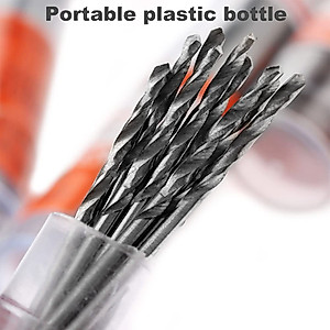 Mtsooning 10PCS High Speed Steel Twist, 1.4mm Cobalt Drill Bit with Straight Shank Electrical Drilling Tool, Used for Wood Cast Iron Aluminum Alloy Plastic Fiberglass DIY Craft