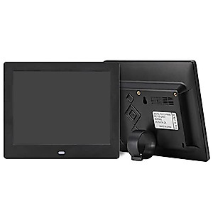 8-inch Digital Photo Frame Picture Video Player High-Definition Electronic Photo Album Can Start Automatic Loop Playback (Color : Black)