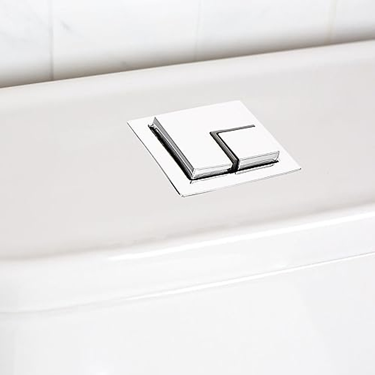 OSALADI Auto Face Tracking Tripod Toilet Water Tank Button Dual Flush Button Bathroom Toilet Push Button Plastic Toilet Flush Button Shower Door Bottom Guide