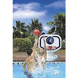 Poolmaster 72917 Minnesota Timber Wolves NBA USA Competition-Style Poolside Basketball Game