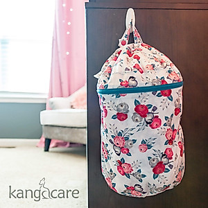 Kanga Care Wet Bag Seam Sealed Waterproof 3D Dimensional for Baby Cloth Diapers, Travel, Beach, Pool, Gym, Swim | Frosted