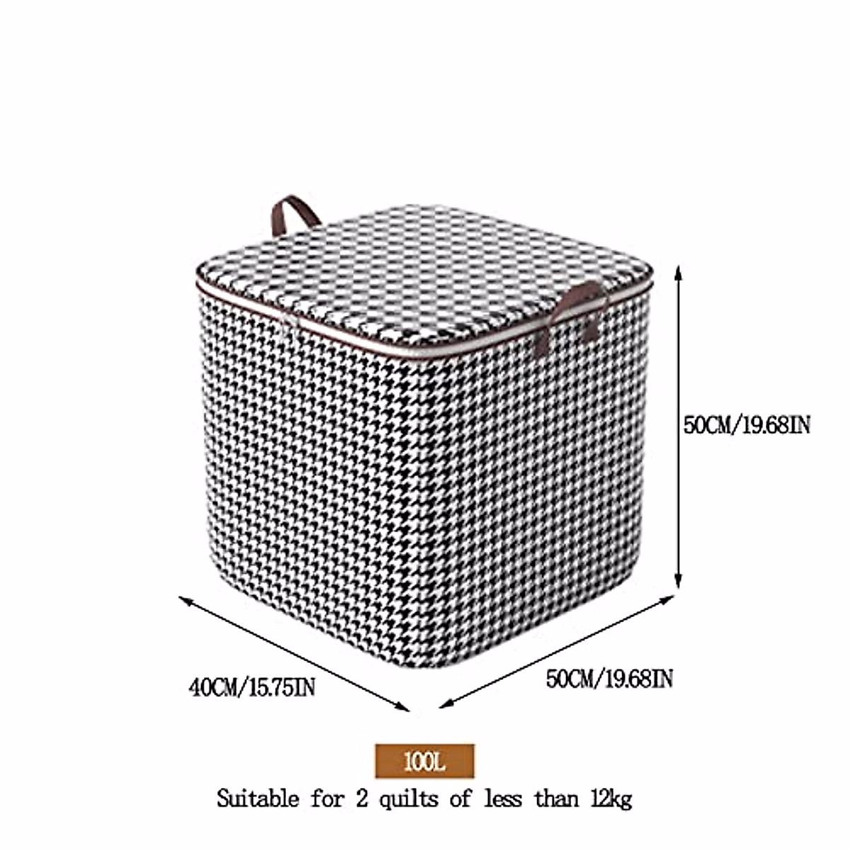 Clothes Storage Bag, Wardrobe Sorting Storage Box Portable Storage Bag Winter Cup Storage Box