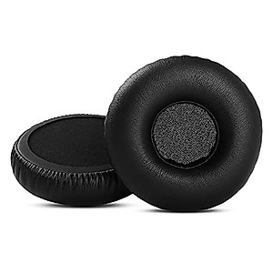 YunYiYi Upgrade Replacement Earpads Foam Compatible with House of Marley Positive Vibration 2 Wireless On-Ear Headphones Parts Ear Cushions (Black)